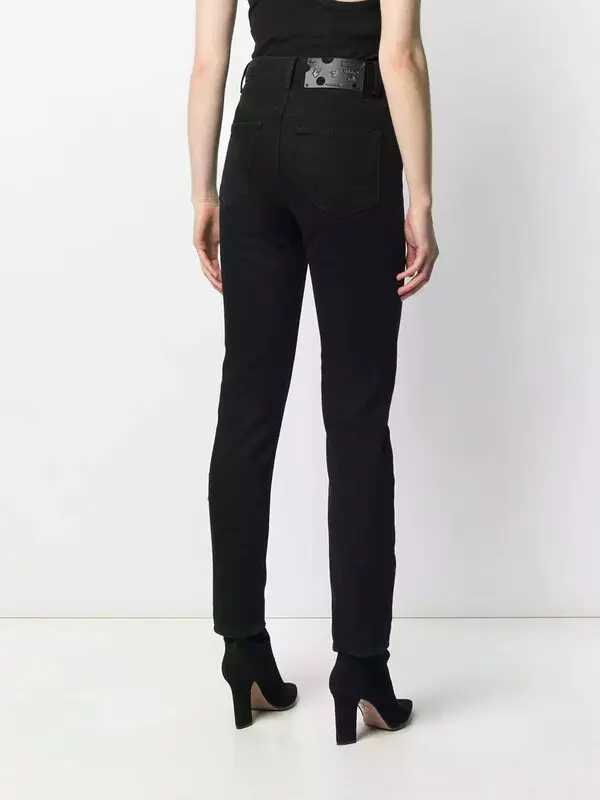 Off-White Belted Straight-leg Jeans