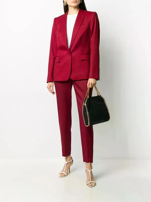 Stella McCartney Mid-rise Tailored Trousers - Red