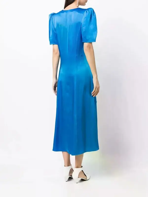 Stella McCartney V-neck Tied-waist Midi Dress
