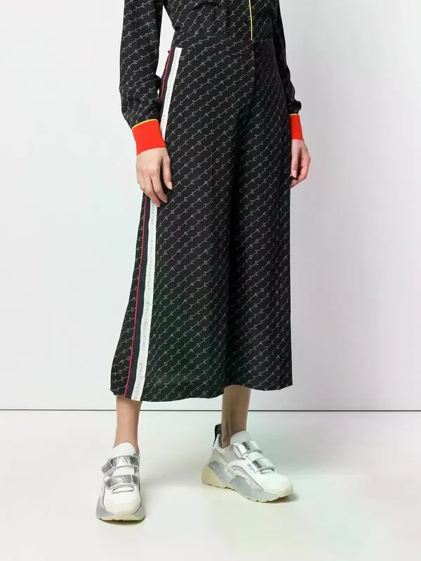 Stella McCartney Logo Wide Leg Trousers