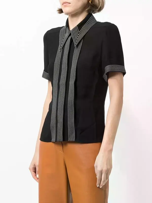 Stella McCartney Rose Contrast-stitching Top