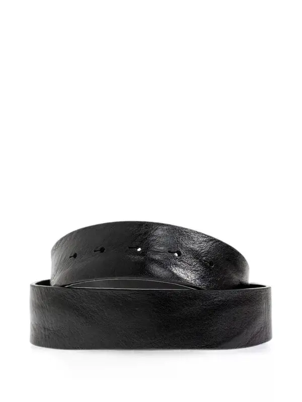 DIESEL® B-1dr Leather Belt - Black
