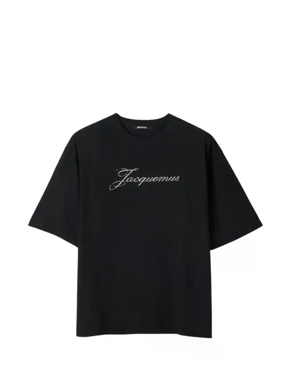 Jacquemus Logo-print T-shirt - Black