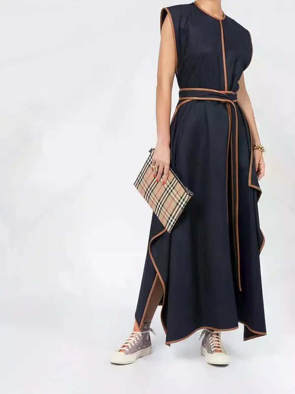 Stella McCartney Eloise Contrast-trim Maxi-dress