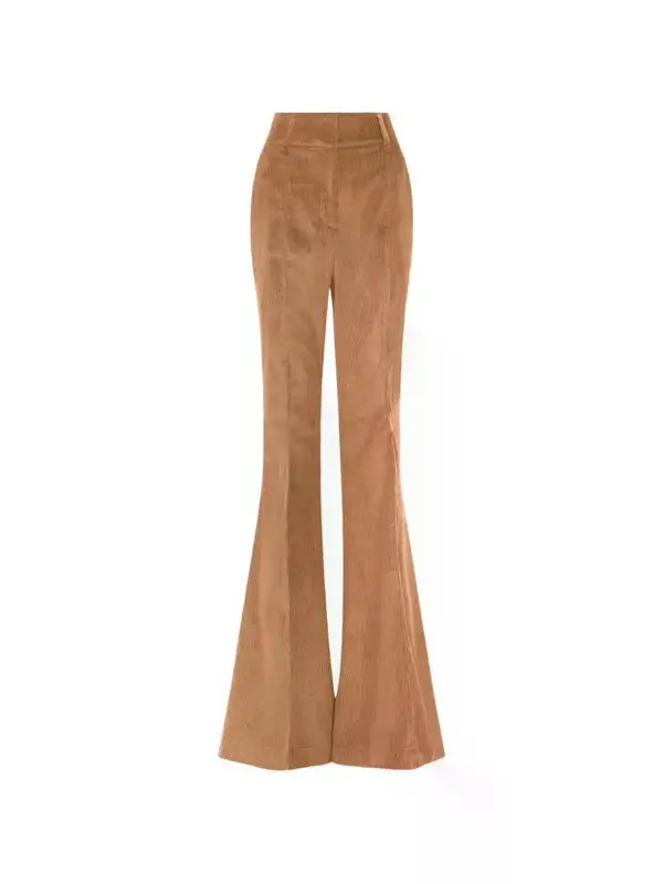 Gabriela Hearst Ianthe Corduroy Flared Trousers - Brown