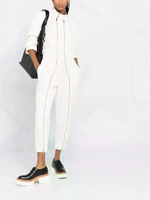 Stella McCartney Double-zip Tapered Jumpsuit