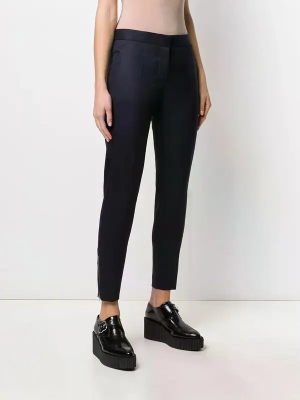Stella McCartney Slim-fit Wool Trousers - Blue