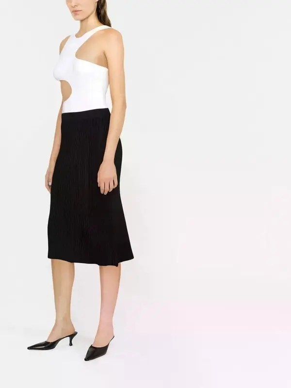 Stella McCartney Rib-knit Midi Skirt