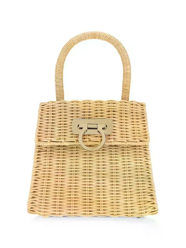 FERRAGAMO Magnetic-fastening Tote Bag - Neutrals
