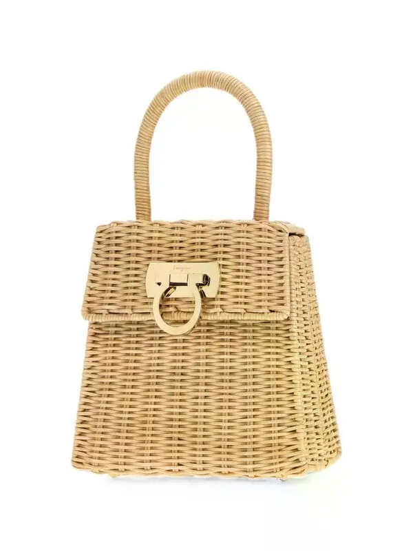 FERRAGAMO Magnetic-fastening Tote Bag - Neutrals