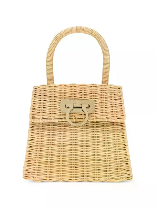 FERRAGAMO Magnetic-fastening Tote Bag - Neutrals