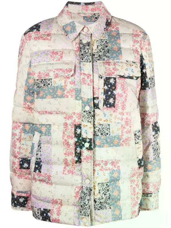 Woolrich Patchwork Quilted Jacket - Neutrals