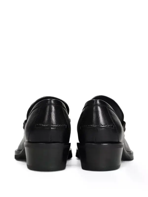 JIMMY CHOO Wilder Square-toe Loafers