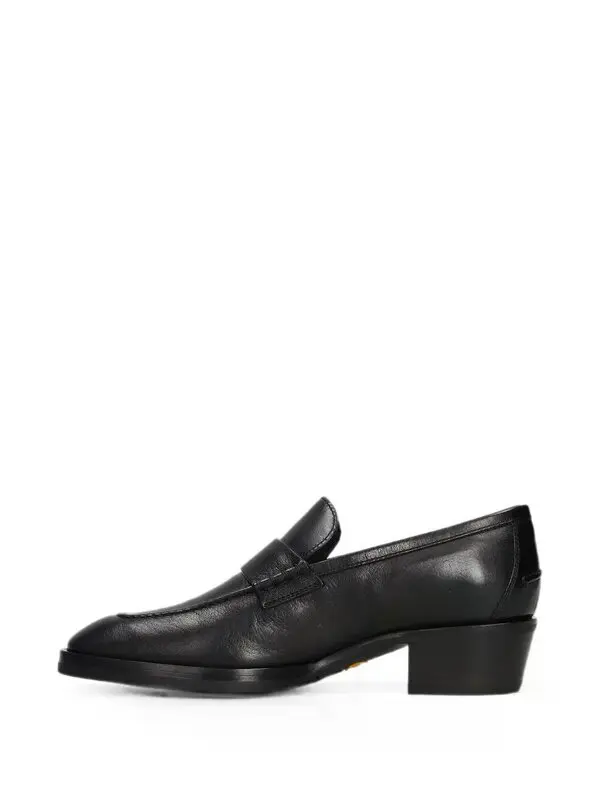 JIMMY CHOO Wilder Square-toe Loafers