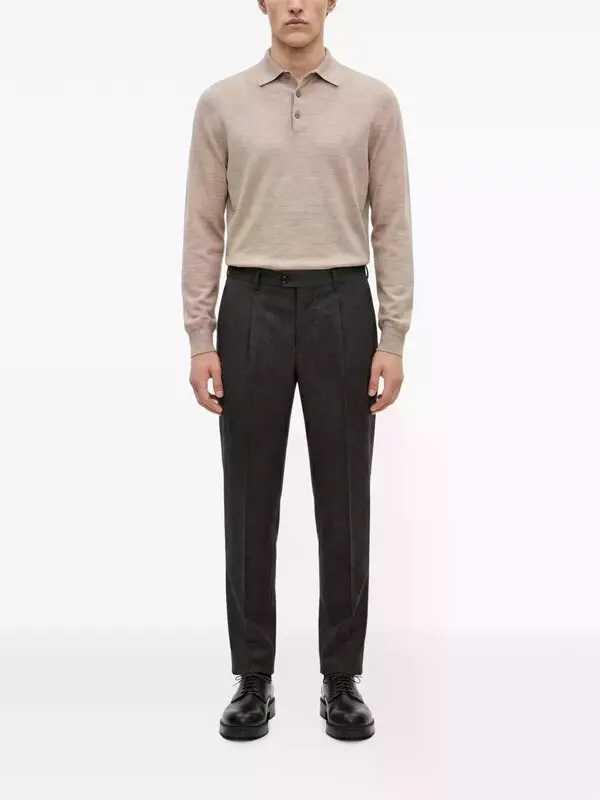 Brunello Cucinelli Pleated Virgin-wool Trousers