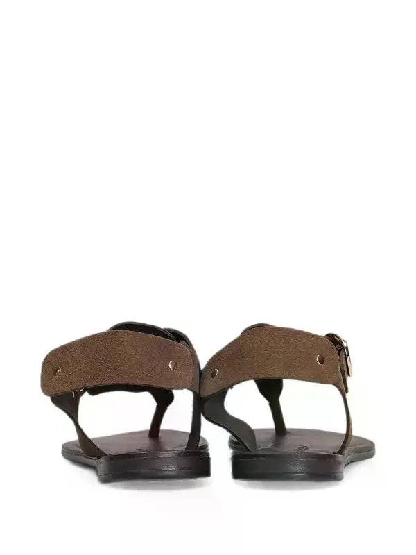 NICOLAS LAINAS Buckle-fastening Sandals - Brown