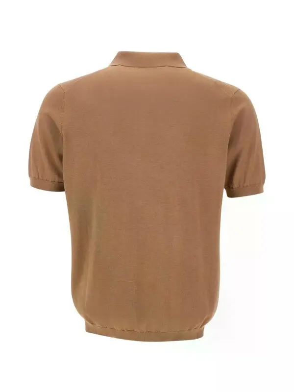 KANGRA Ribbed-trim Short-sleeve T-shirt