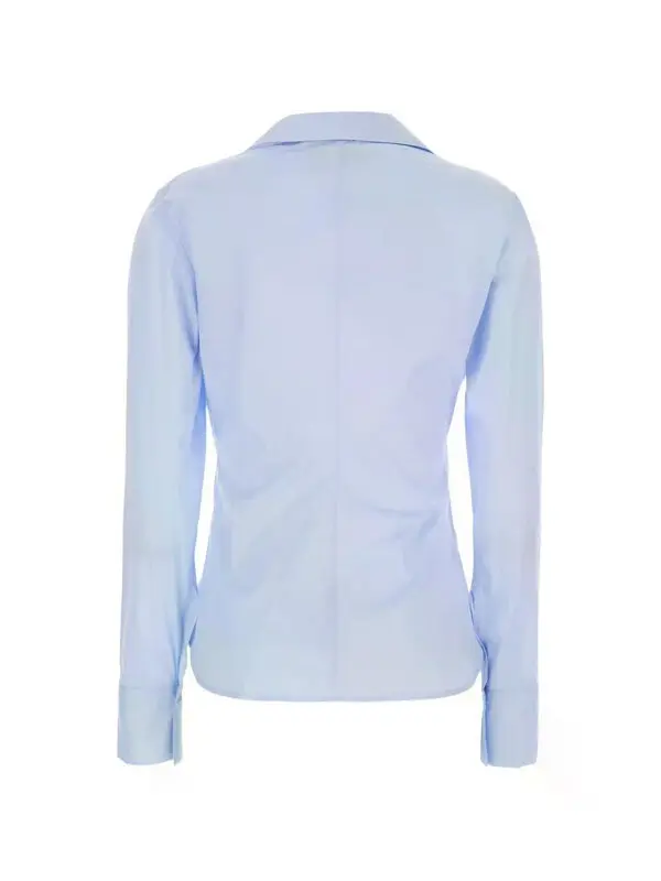 SEMICOUTURE V-neck Long-sleeve Blouse