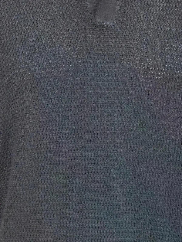 KANGRA Openwork-knit Cotton T-shirt