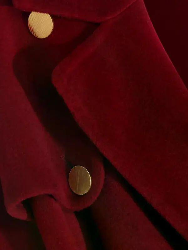Alberta Ferretti Belted Double-breasted Coat