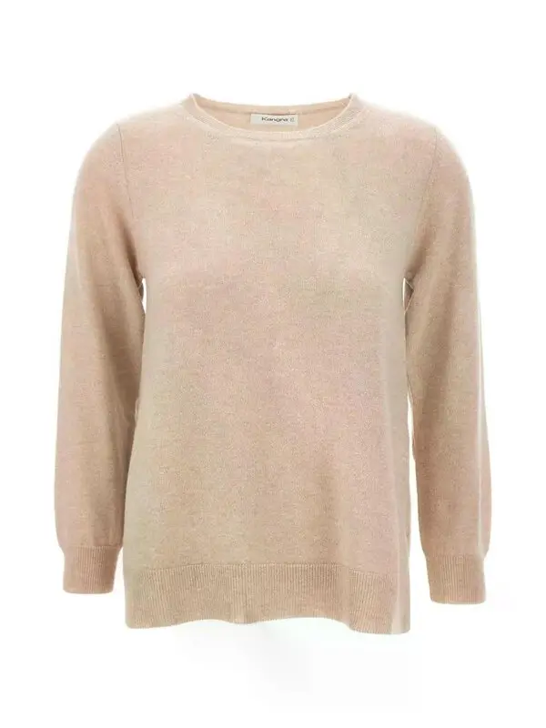KANGRA Crew-neck Sweater - Neutrals