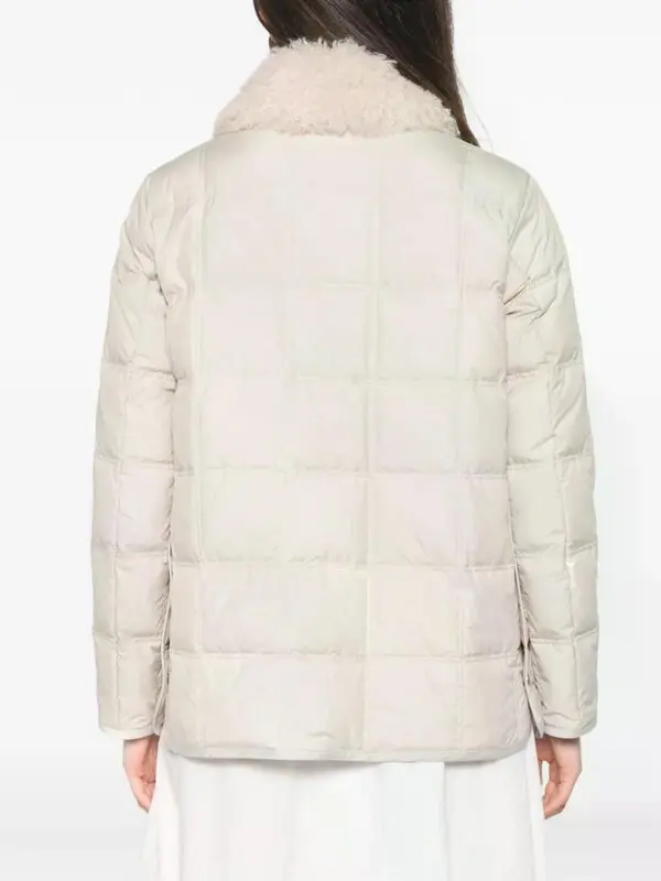 Moncler Shearling-collar Quilted Jacket