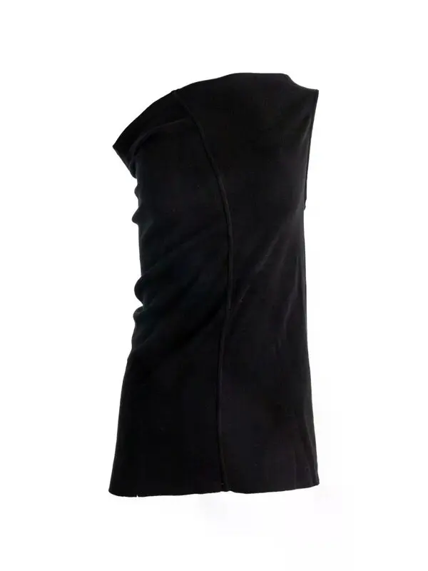 Rick Owens One-shoulder Draped Top