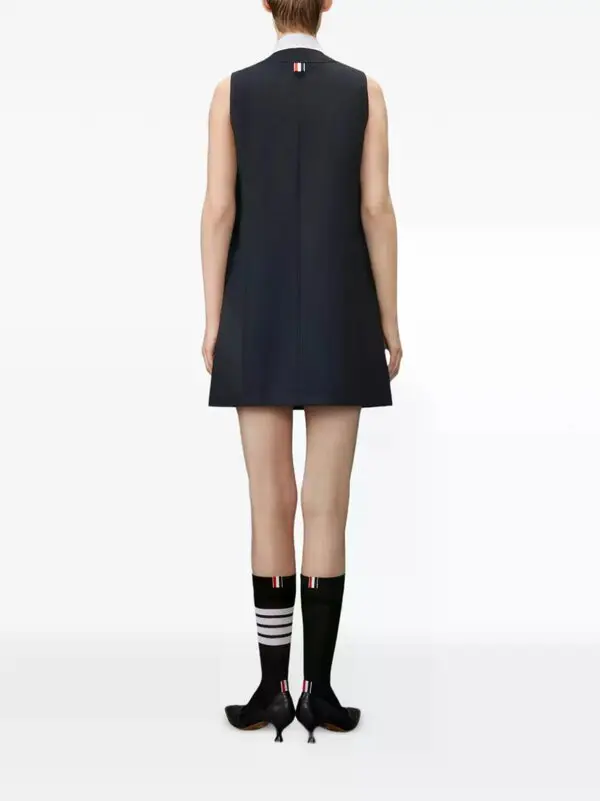 Thom Browne Hopsack Wool Mini Dress
