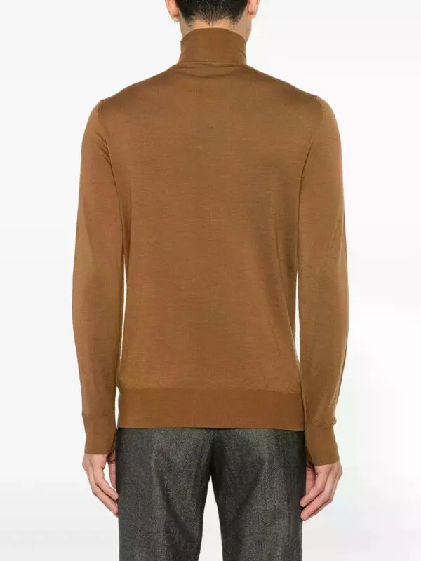 Canali Roll-neck Wool Sweater