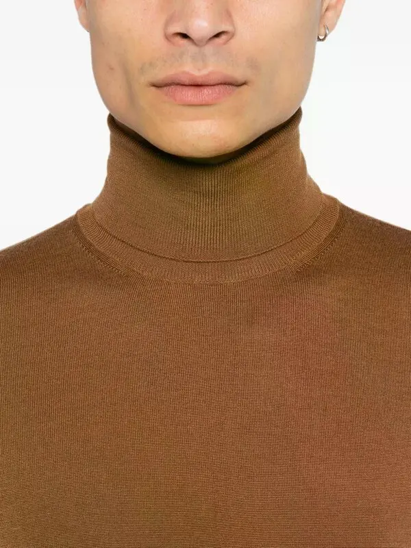 Canali Roll-neck Wool Sweater