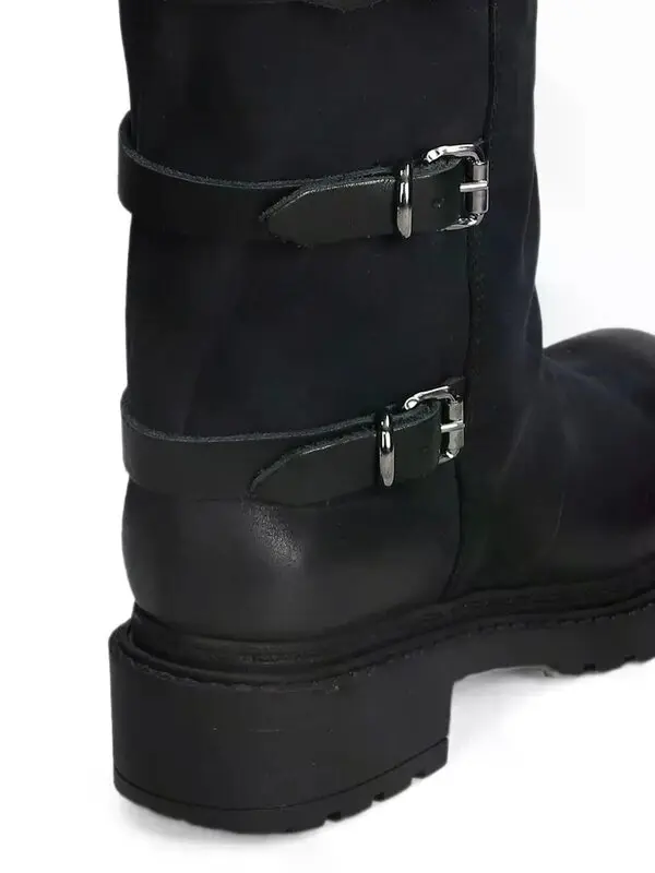 METISSE Buckle-detail Nubuck Boots