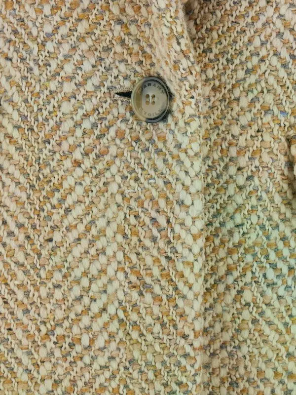 MARANT ETOILE Parly Herringbone-knit Single-breasted Blazer