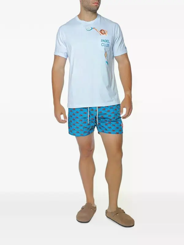 MC2 SAINT BARTH Ducati Micro-print Swim Shorts