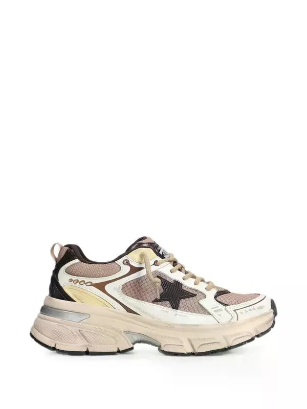 GOLDEN GOOSE Light Star Leather Sneakers - White
