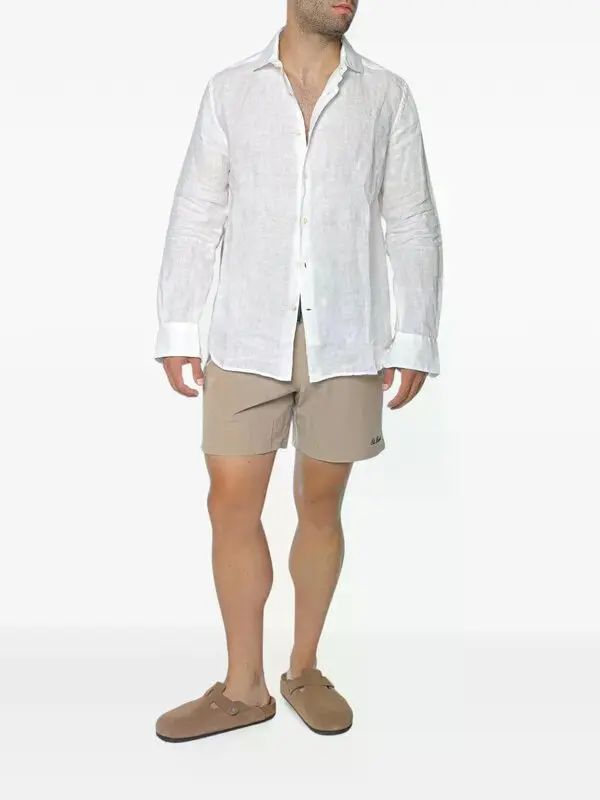 MC2 SAINT BARTH Comfort Logo-embroidered Drawstring Swim Shorts