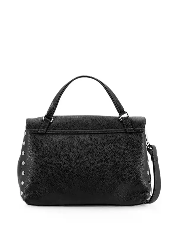 ZANELLATO Small Postina Textured-leather Shoulder Bag - Black