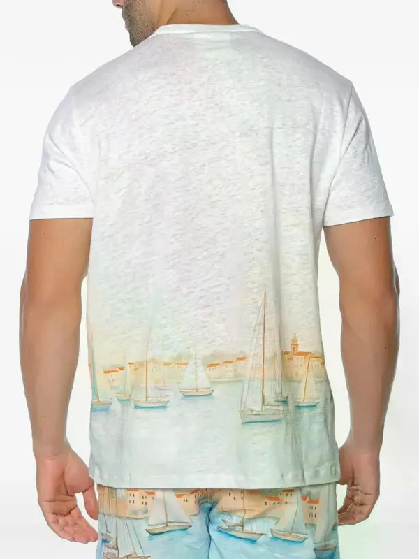 MC2 SAINT BARTH Ecstasea N St Tropez Embroidered T-shirt