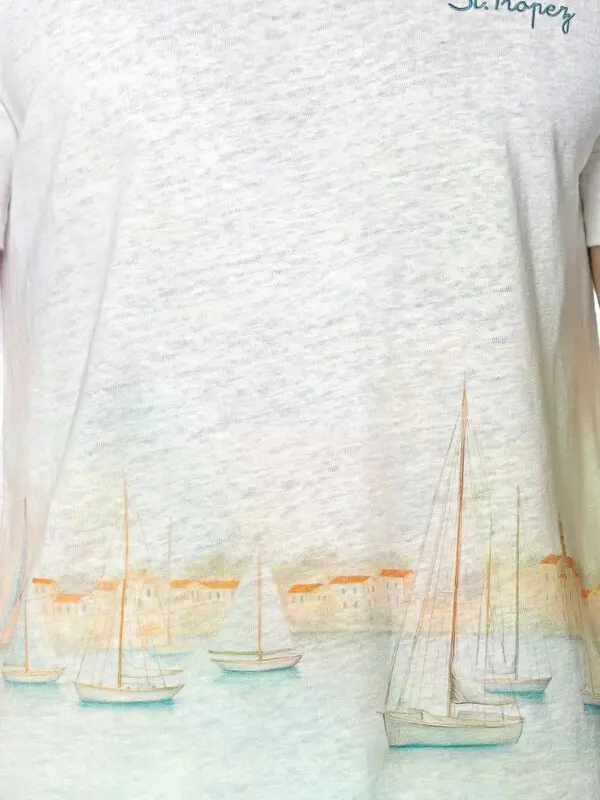 MC2 SAINT BARTH Ecstasea N St Tropez Embroidered T-shirt