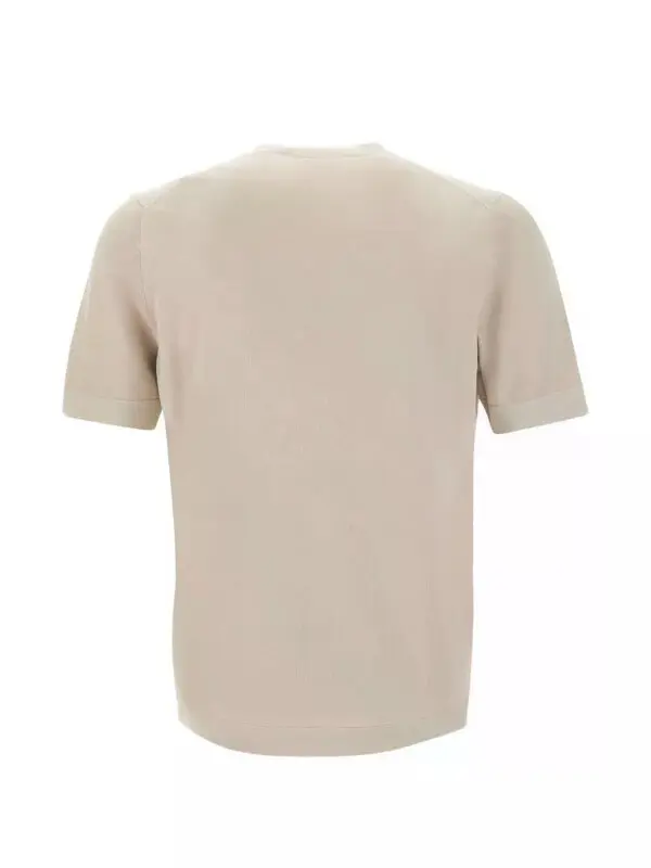 GRAN SASSO Crew-neck Short-sleeve Sweater