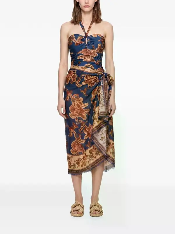 Zimmermann Floral-print Pareo