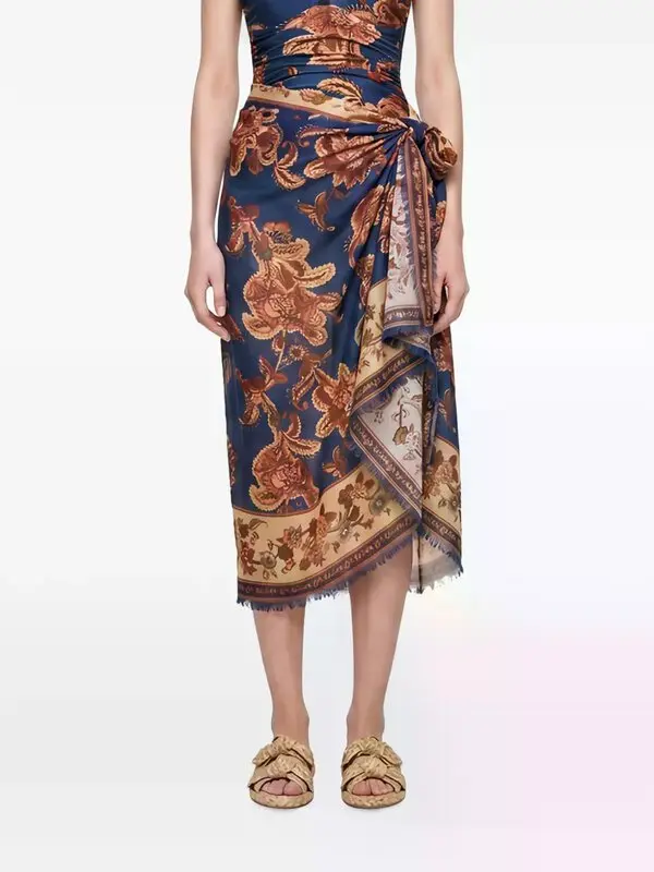 Zimmermann Floral-print Pareo