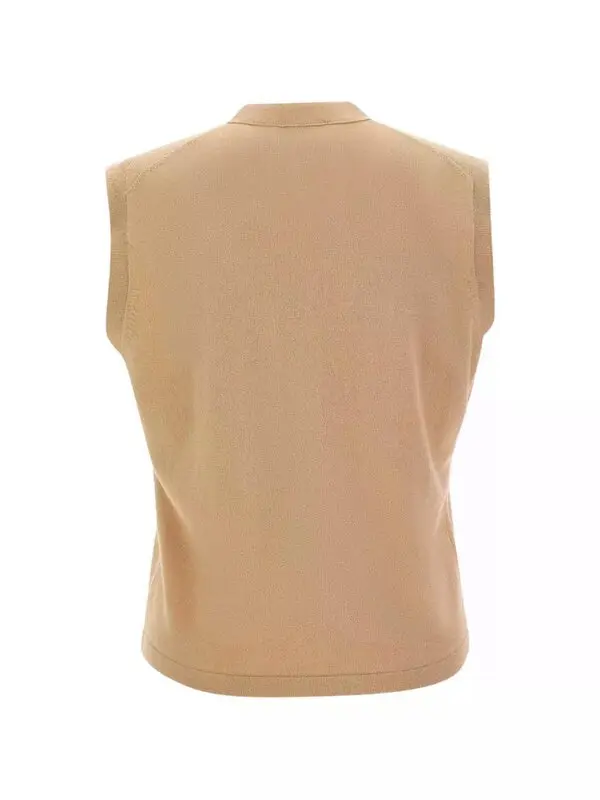KANGRA Button-up Fine-knit Vest
