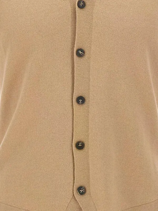 KANGRA Button-up Fine-knit Vest