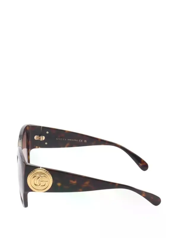 Gucci Tortoiseshell-effect Interlocking G Sunglasses