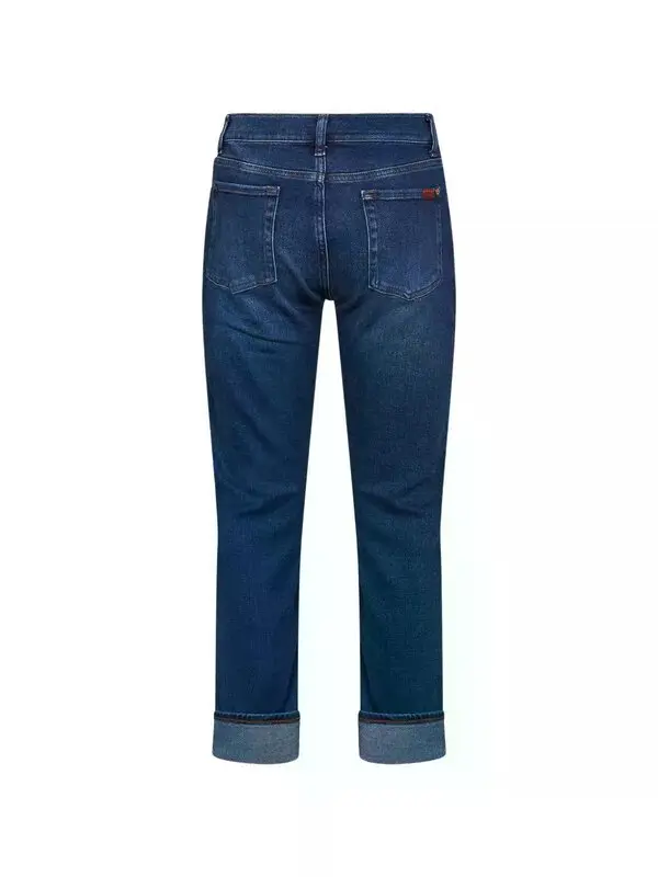 7 For All Mankind Slim Illusion Whiskered Jeans - Blue