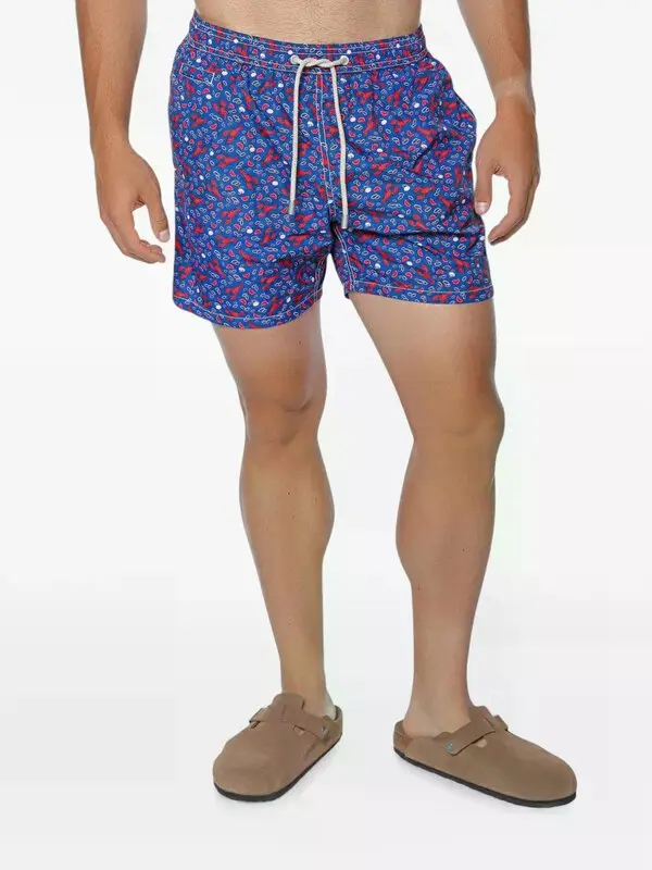 MC2 SAINT BARTH Lighting Micro Fantasy Swim Shorts - Blue