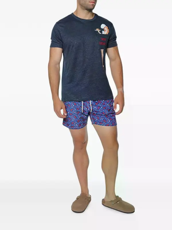 MC2 SAINT BARTH Lighting Micro Fantasy Swim Shorts - Blue