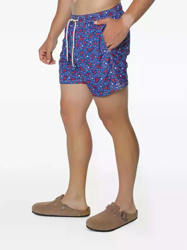 MC2 SAINT BARTH Lighting Micro Fantasy Swim Shorts - Blue