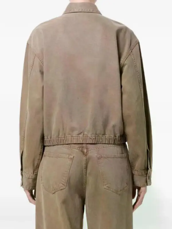 AGOLDE Elasticated-hem Denim Jacket