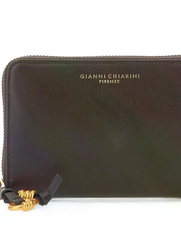GIANNI CHIARINI Logo-print Leather Wallet
